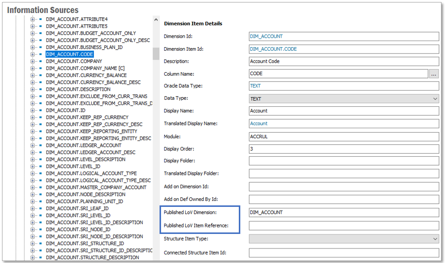 Understanding LoV Functionality